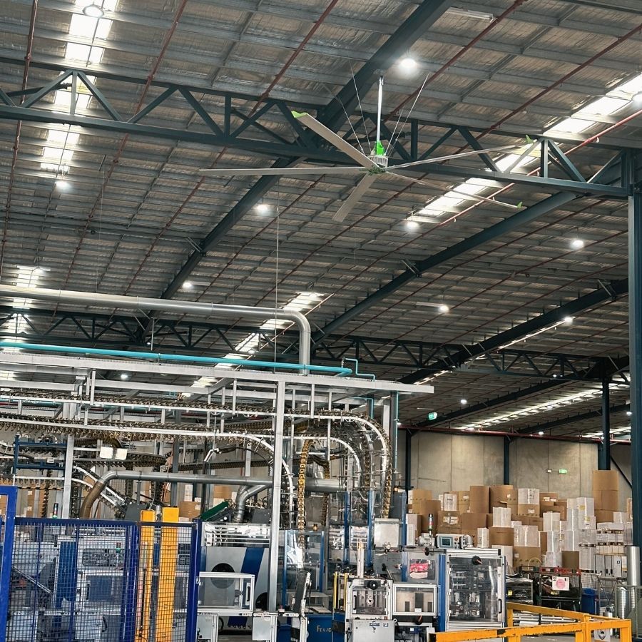 Giant Industrial Fan | HVLS Fan | Fanquip Australia