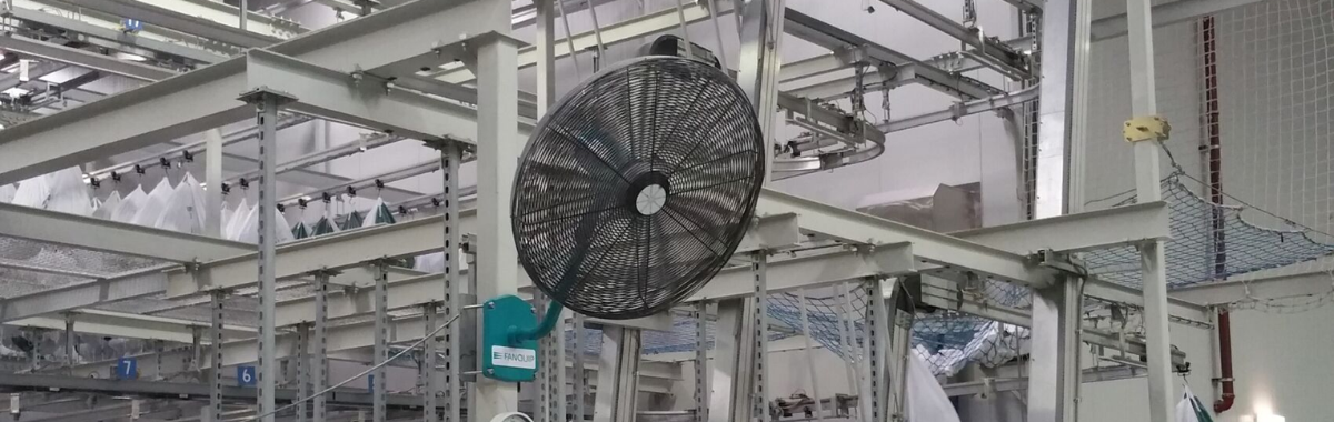 How Do Industrial Fans Cool a Room?