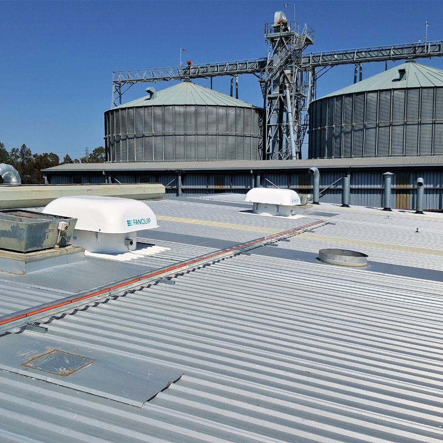 Profile Base Hooded Roof Fan | Fanquip Australia